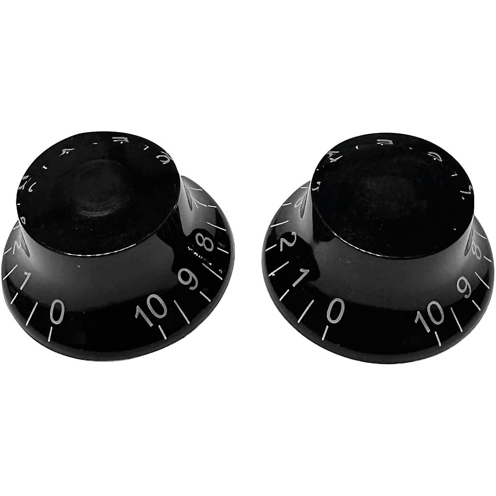 AxLabs Left Handed Bell Knob (White Lettering) - 2 Pack Black - Walmart.com