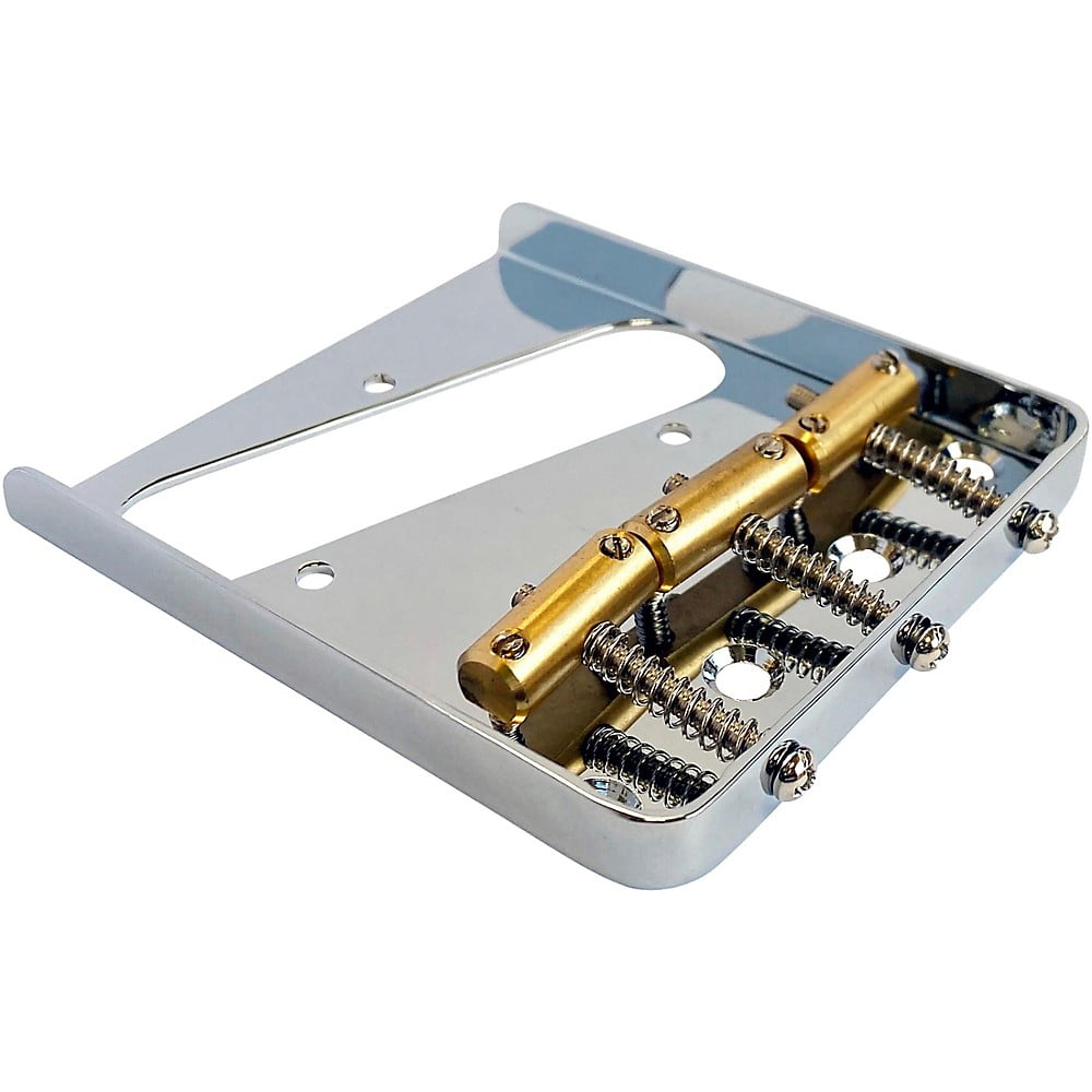 AxLabs Tele-Style Steel Plate Bridge with Brass Compensated Saddles ...