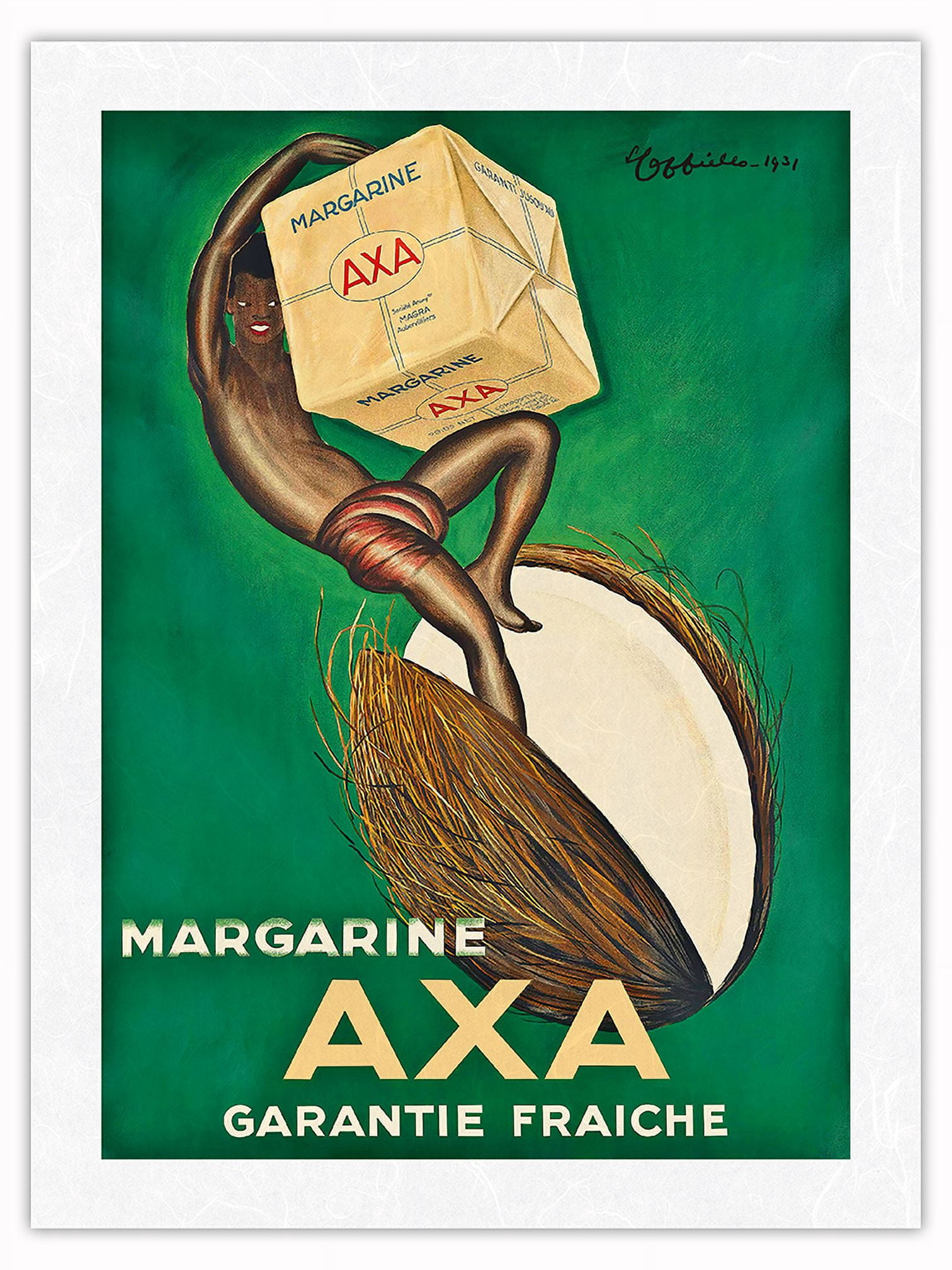Axa Margarine - Freshness Guarantee (Garantie Fraîche) - Vintage French ...