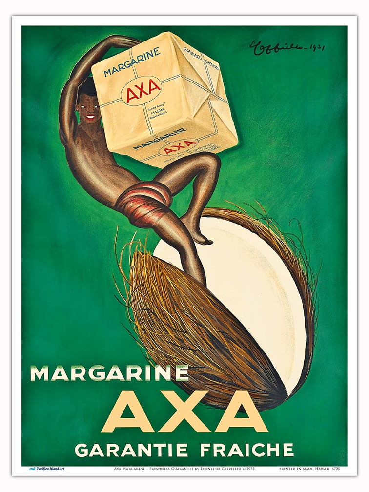 Axa Margarine - Freshness Guarantee (Garantie Fraîche) - Vintage French ...