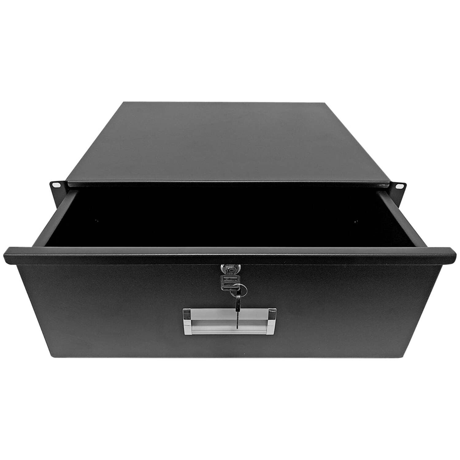 AxcessAbles 4U Locking Media Rack Storage Drawer | 45LB Capacity ...