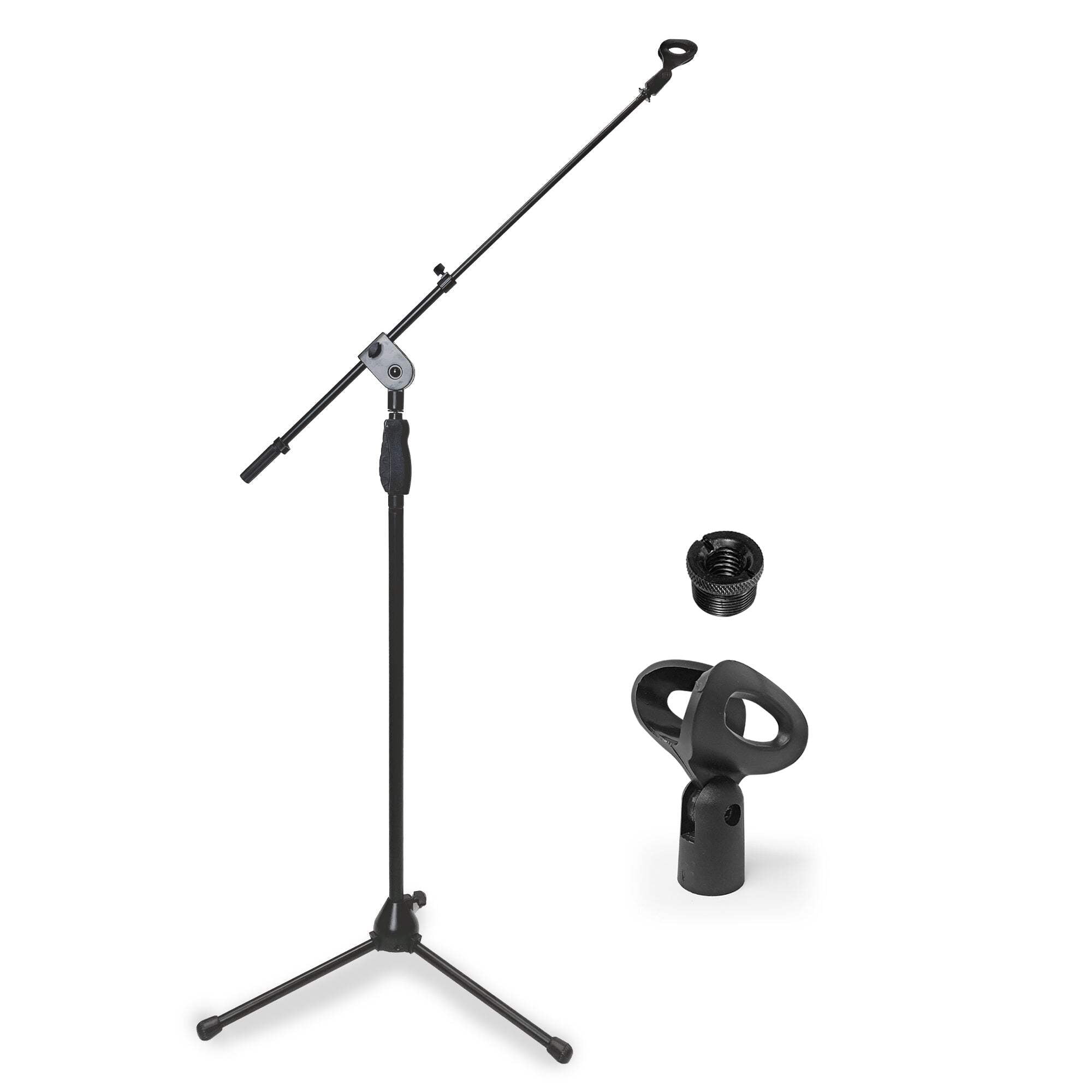 AxcessAbles Tripod Microphone Stand with Clutch Height Adjustment and ...