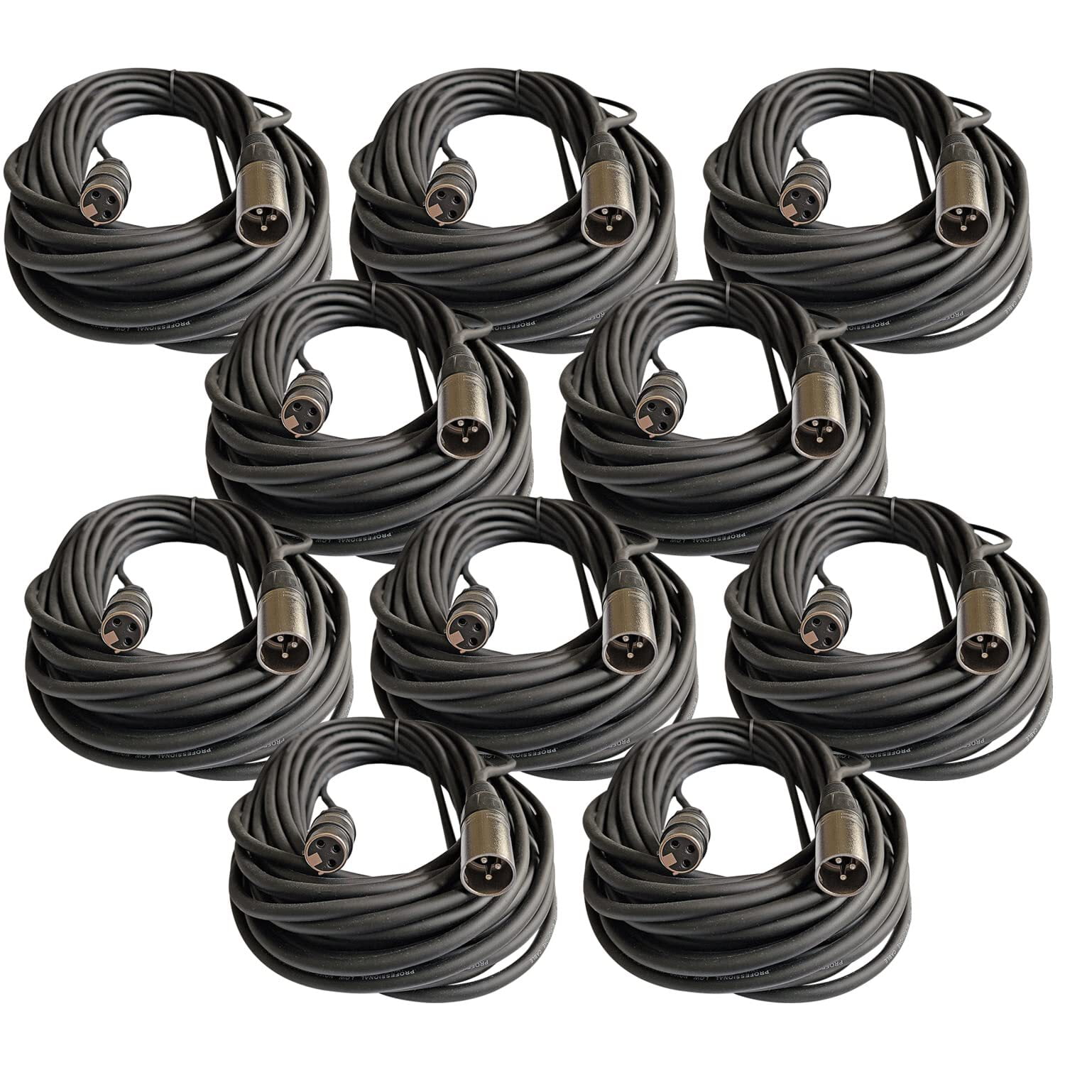 AxcessAbles XLR Male to XLR Female Audio Cable - 50ft | XLR to XLR ...