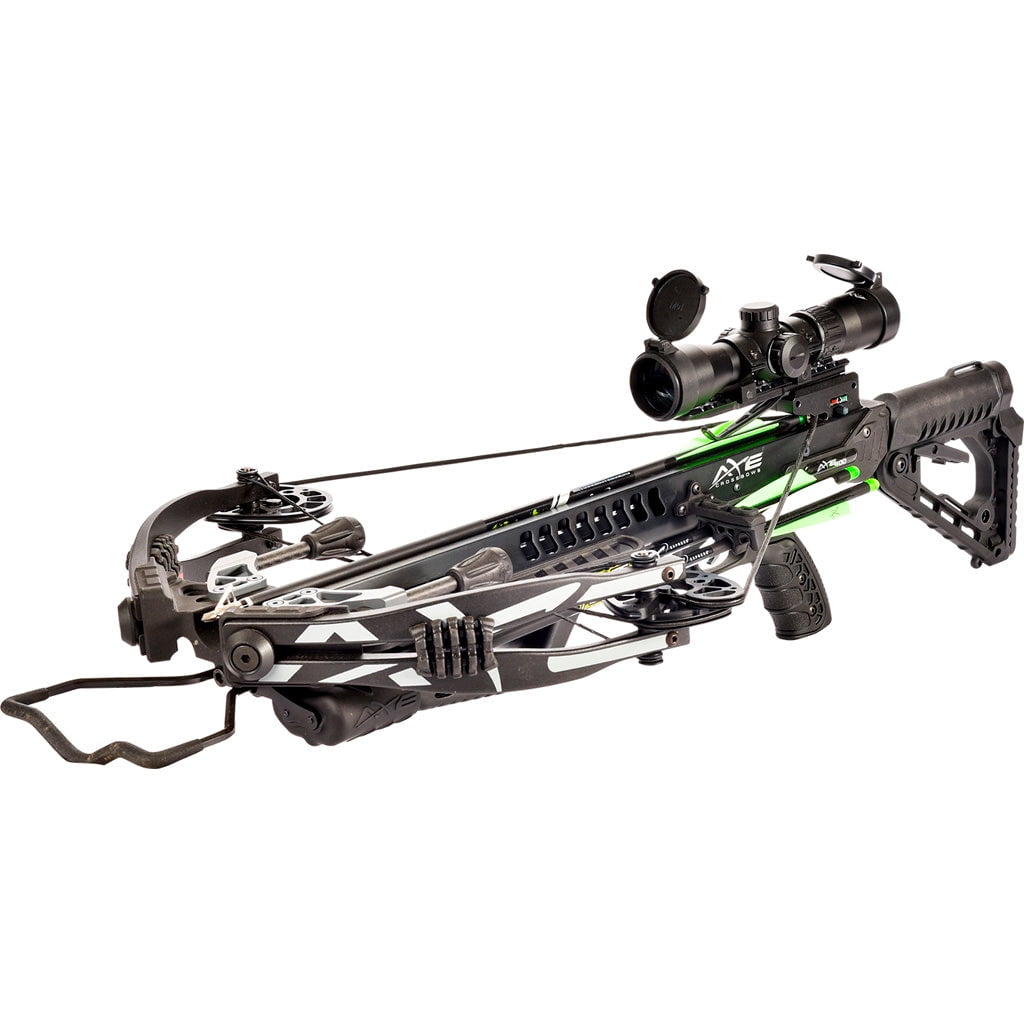 Axe 400 Crossbow with Quiet Crack Cocking Device & Rope Cocker, 400 FPS ...
