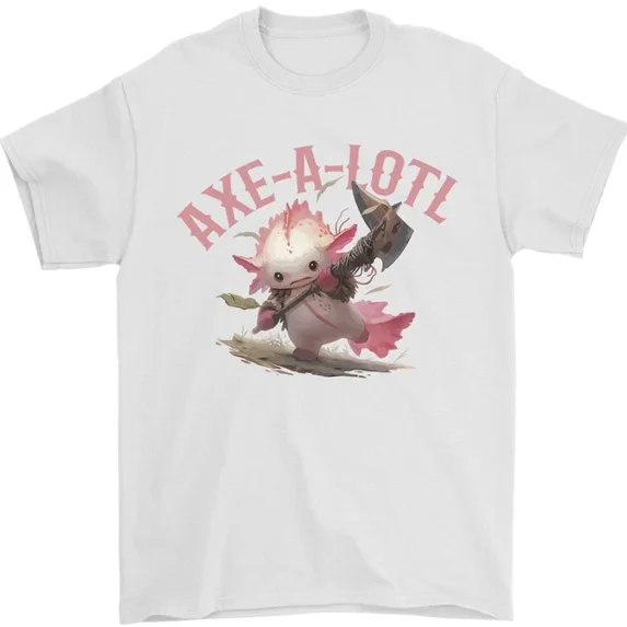 Axe-A-Alotl Funny Medieval Warrior T-Shirt - Walmart.com