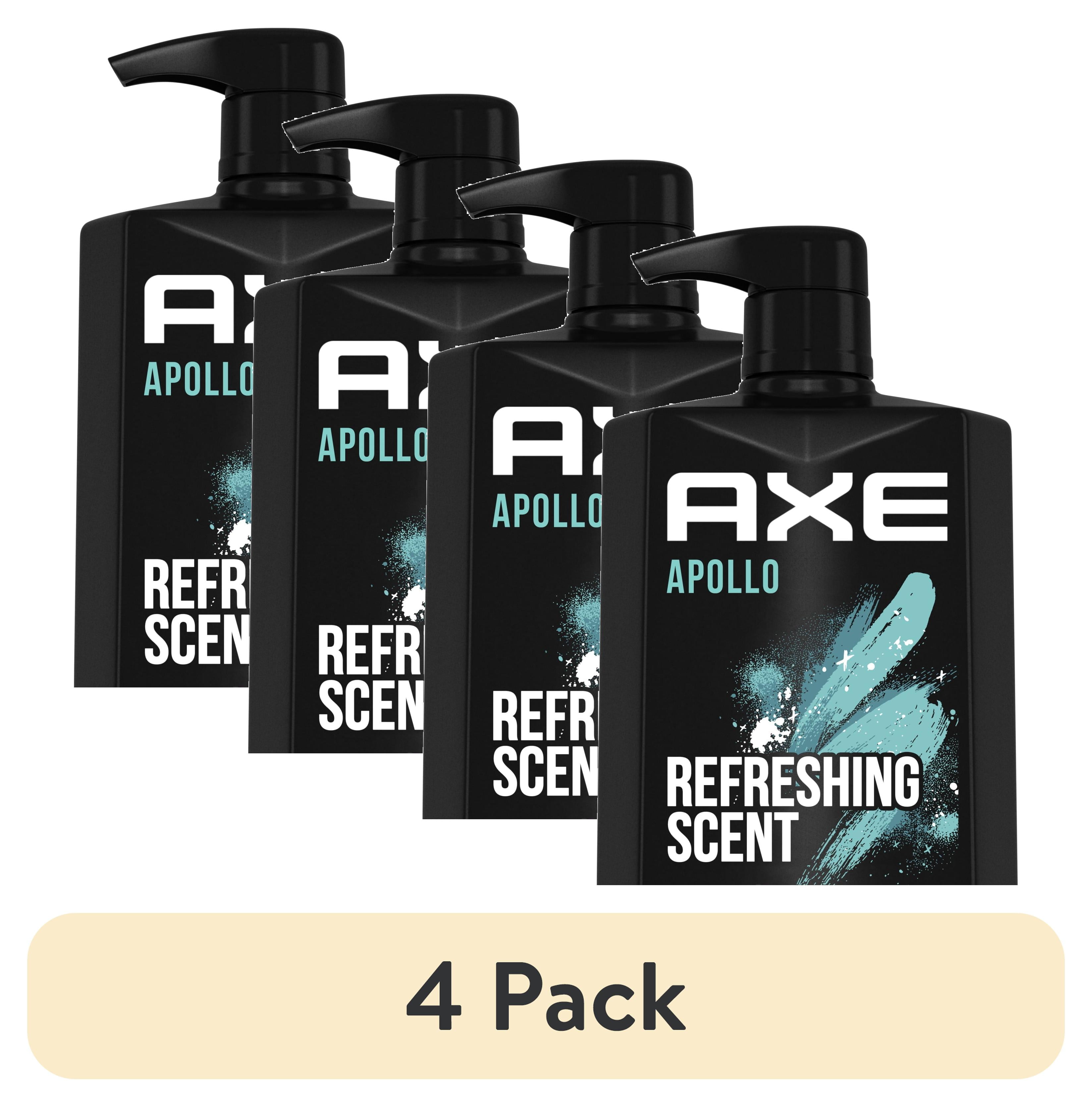 (4 pack) Axe Apollo Refreshing Daily Use Men's Body Wash, Sage and ...