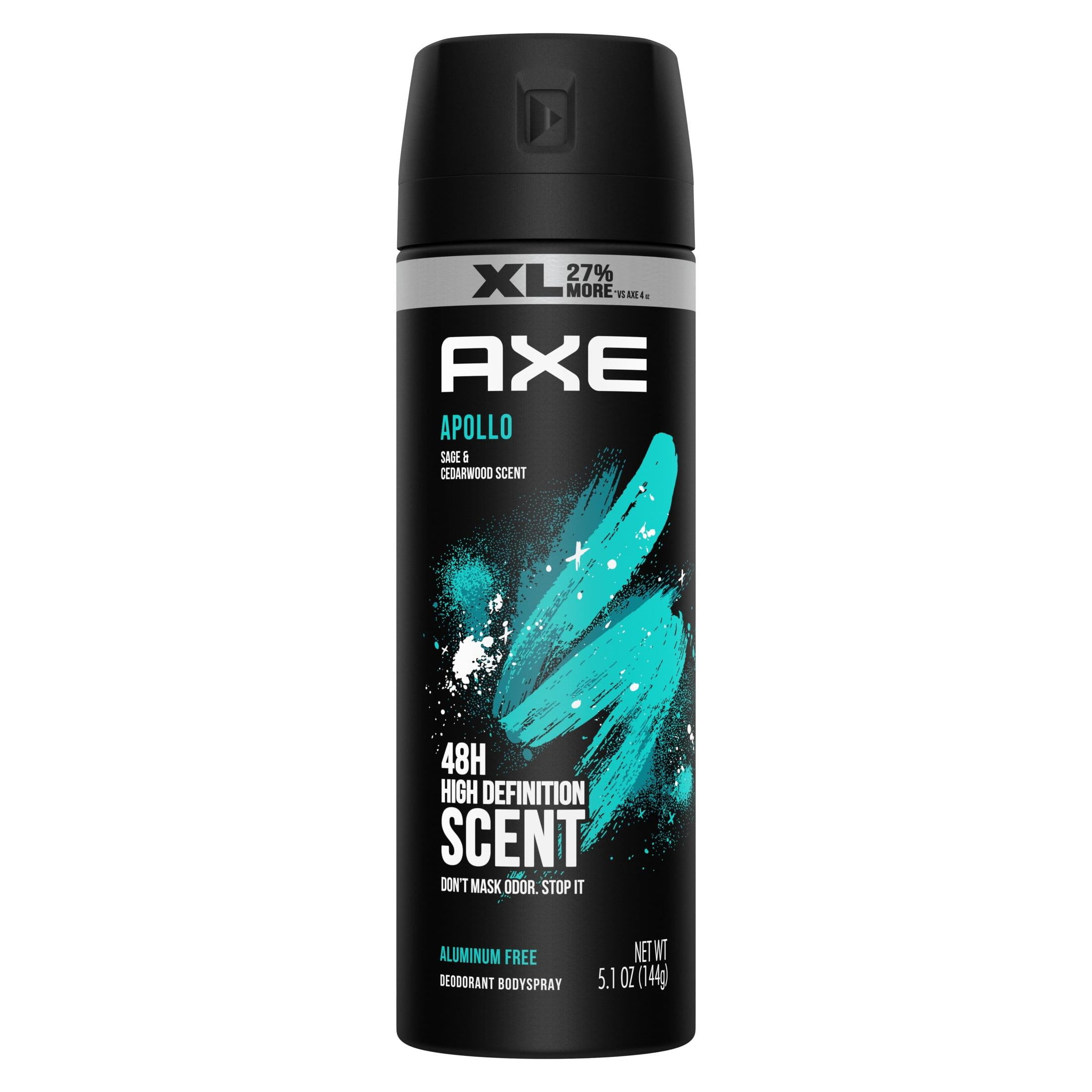 Axe Apollo Sage & Cedarwood Body Spray Deodorant for Men, 5.1 oz ...