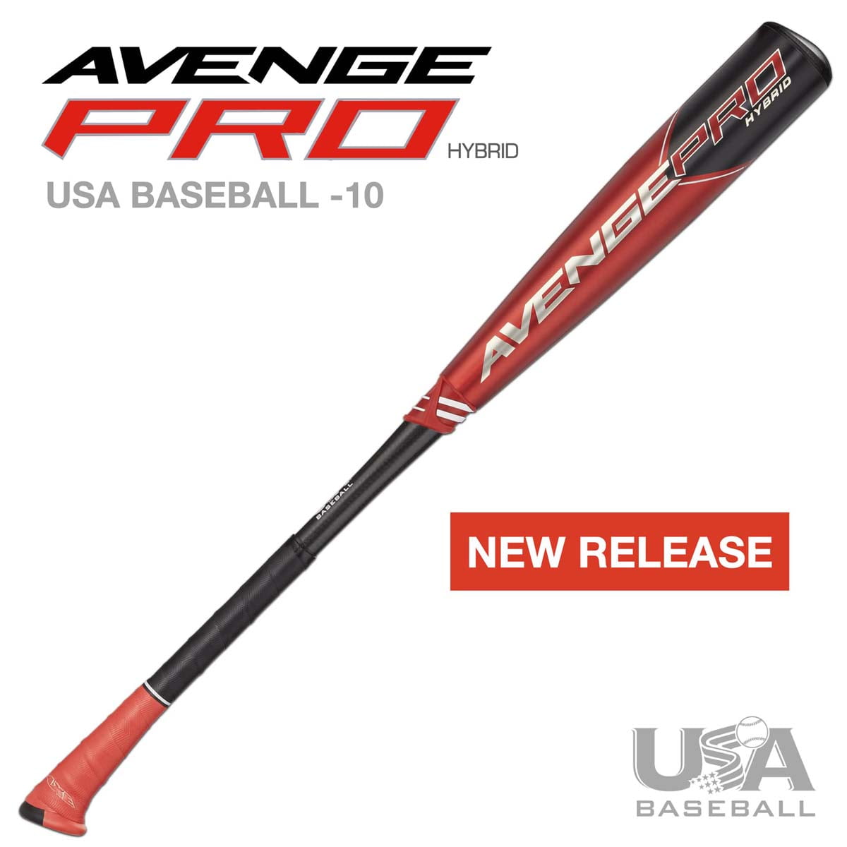 2023 Axe Avenge Pro Hybrid -10 USA Baseball Bat: L194K, 29" 19 oz., BAT ...