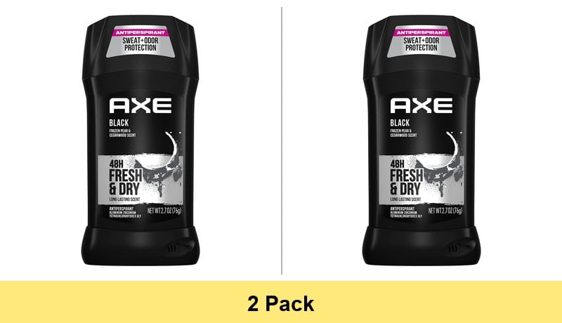 Axe Black All Day Dry Antiperspirant and Deodorant Stick, 2.7 Oz - 2 ...