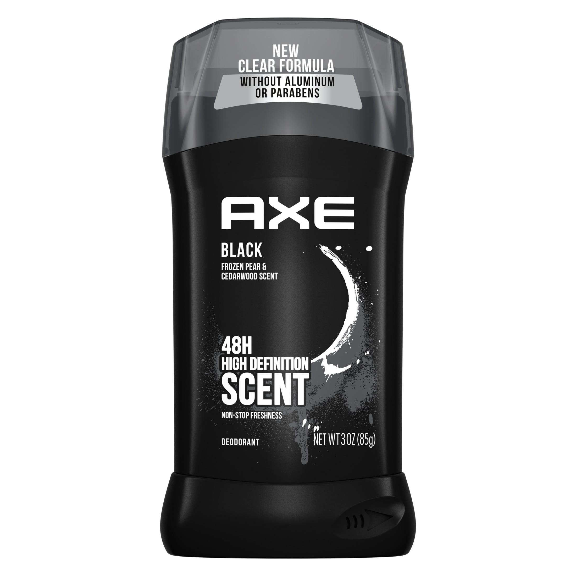 Axe Black Long Lasting Men's Deodorant Stick, Frozen Pear and Cedarwood ...