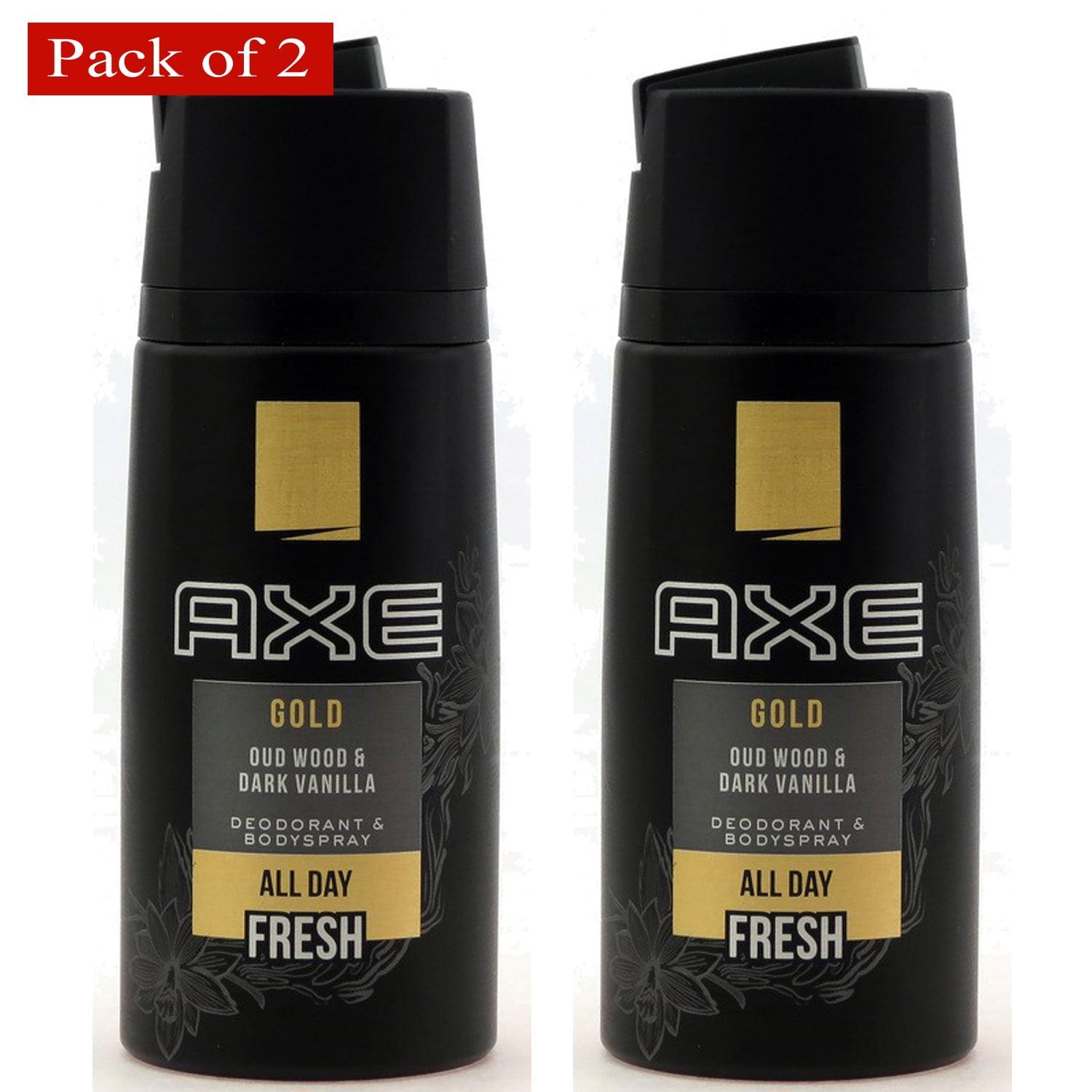 Axe Body Spray Gold 150ml (Pack of 2) - Walmart.com