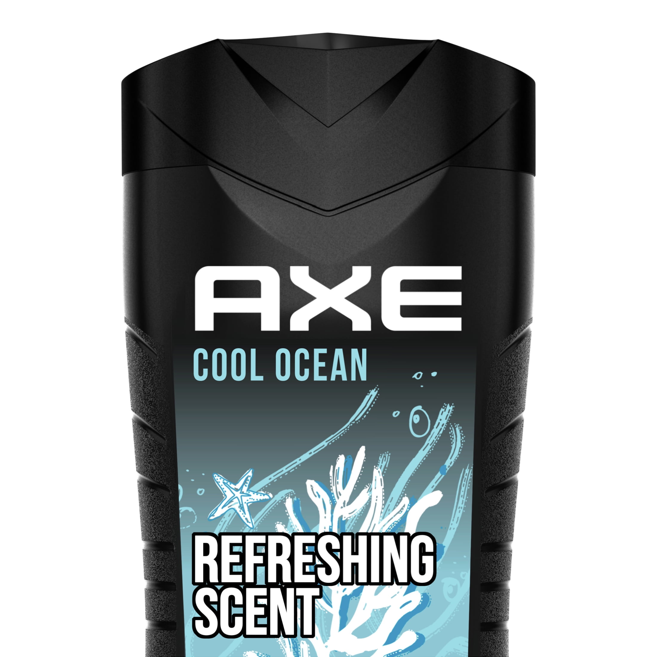 Axe Cool Ocean Refreshing Scent Men’s Body Wash with Essential Oils for ...