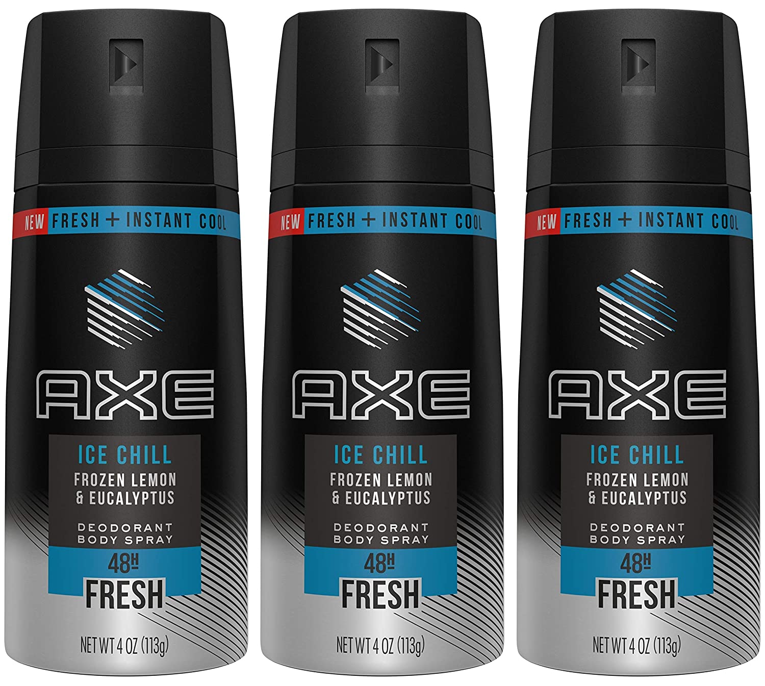 Axe Deodorant Body Spray - Ice Chill - Frozen Lemon & Eucalyptus - Net ...