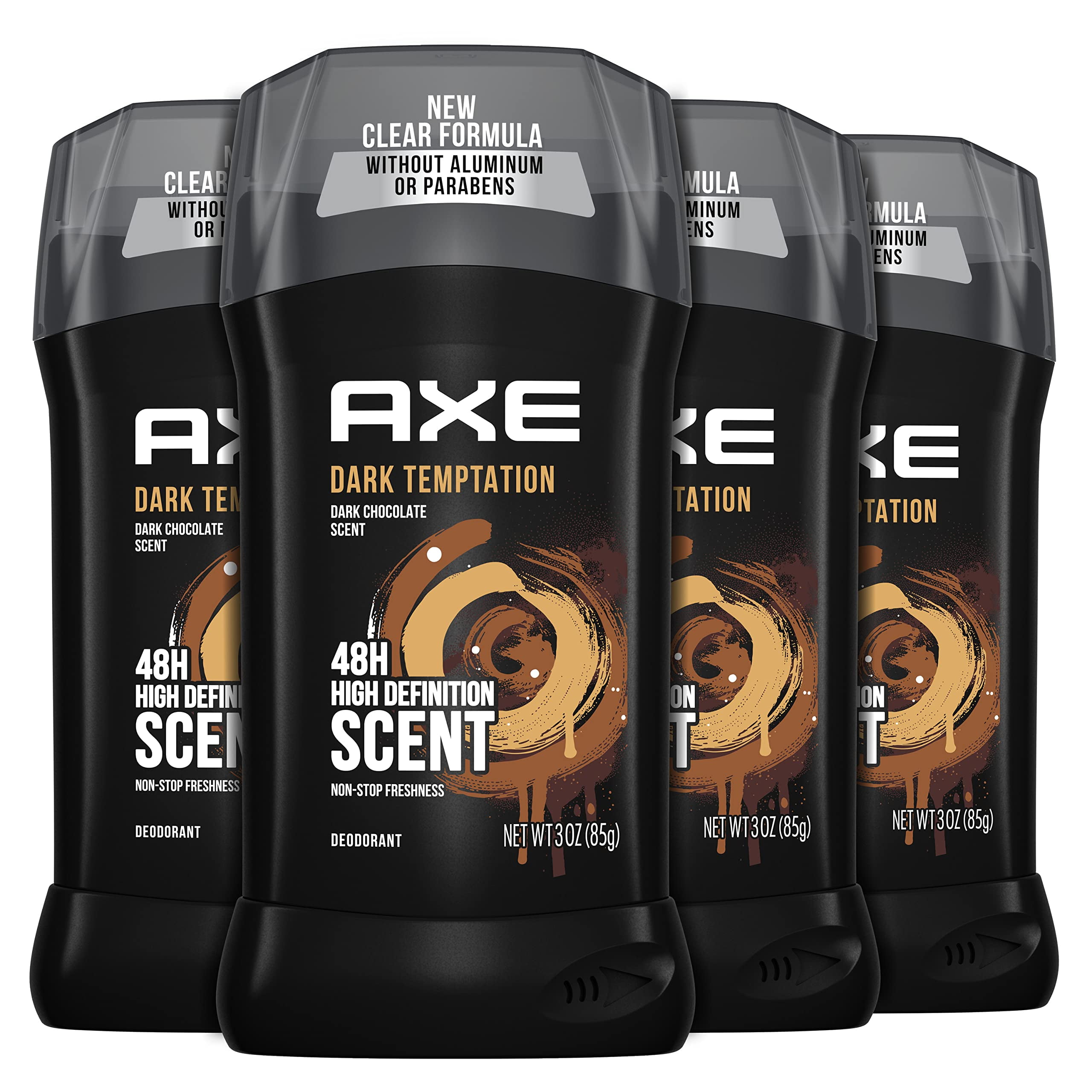 AXE Dark Temptation Deodorant Stick for Men, Long Lasting Chocolate ...