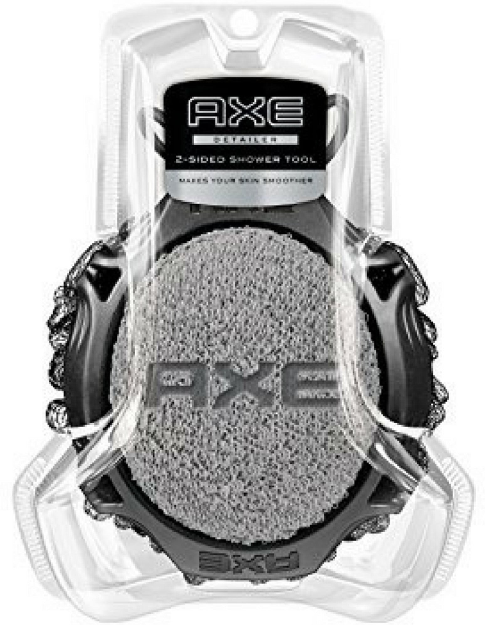 Axe 2-Sided Detailer Shower Tool and Body Wash Scrubber - Colors May ...