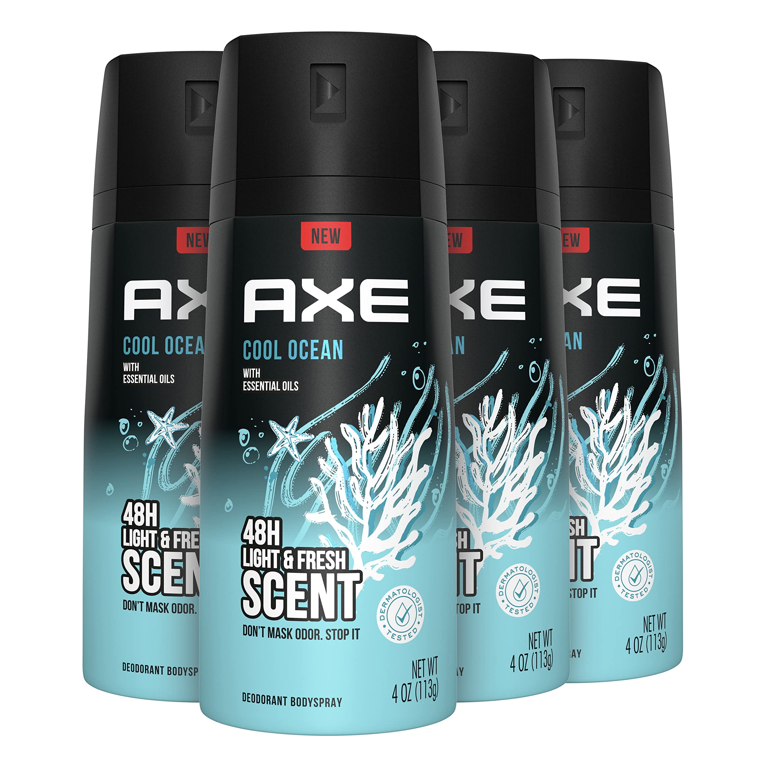 AXE Dual Action Body Spray Deodorant for Long Lasting Odor Protection ...