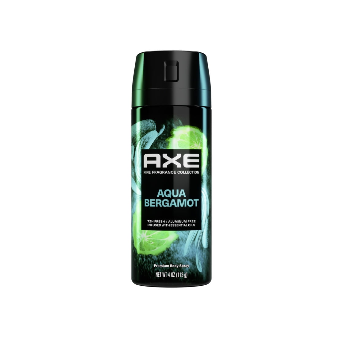 Axe Fine Fragrance Collection Aqua Bergamot Deodorant Spray 4 oz, Long ...