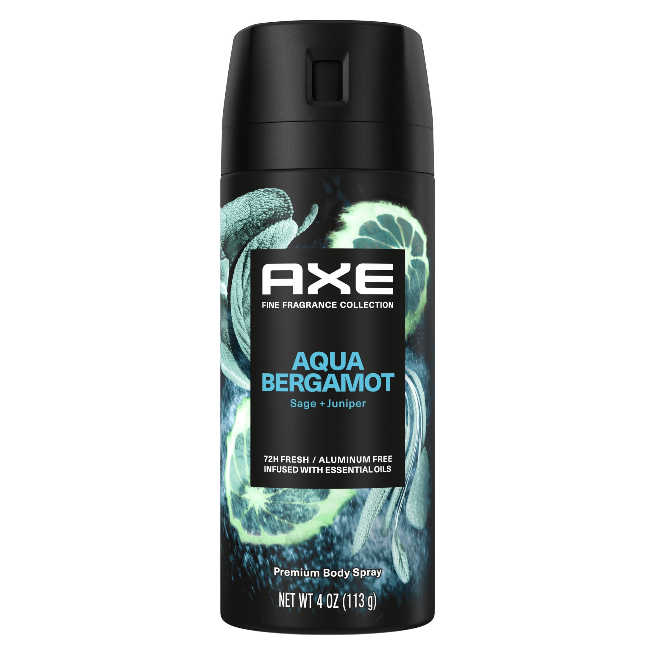 Axe Fine Fragrance Collection Premium Deodorant Body Spray for Men Aqua ...