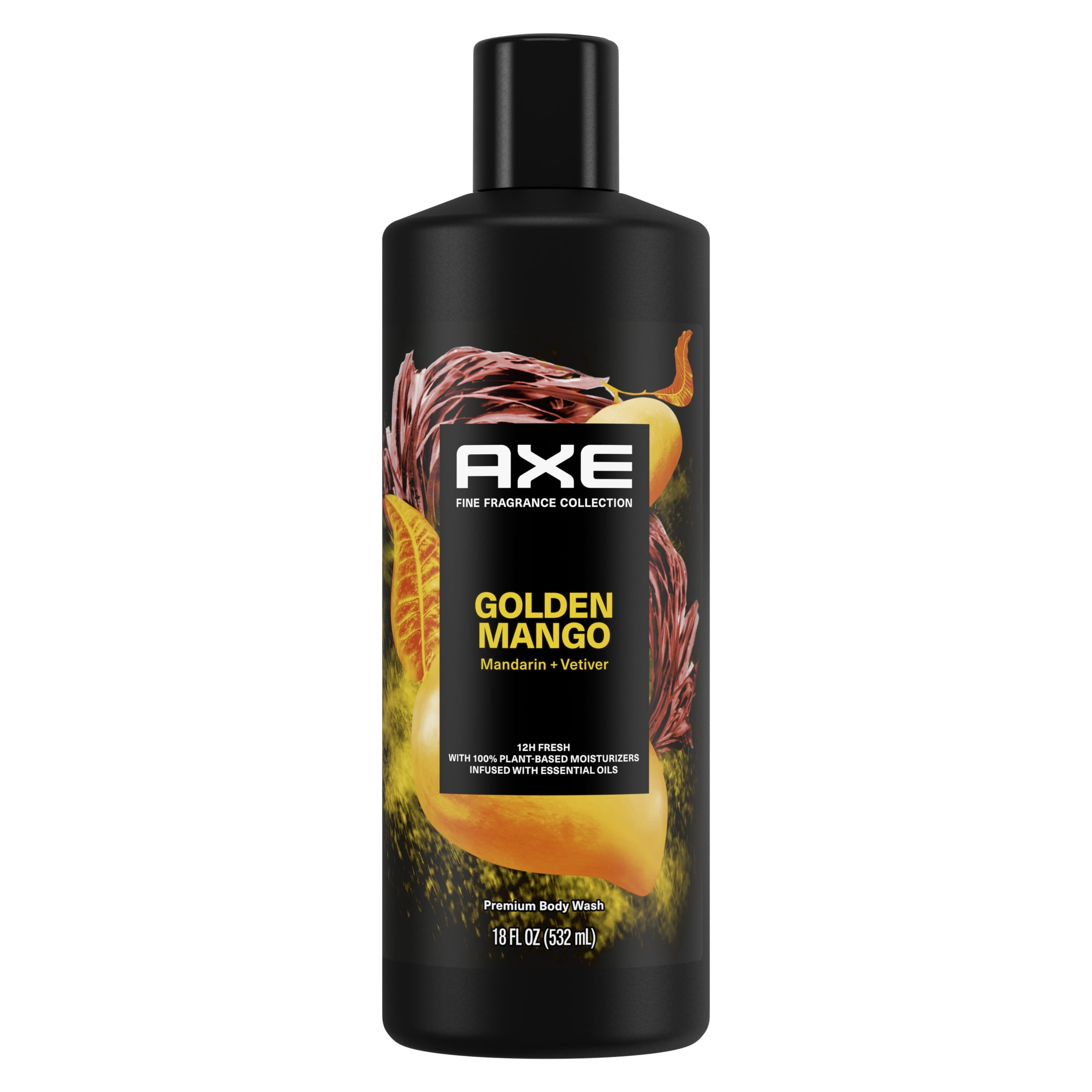Axe Fine Fragrance Long Lasting Moisturizing Men's Body Wash Golden ...