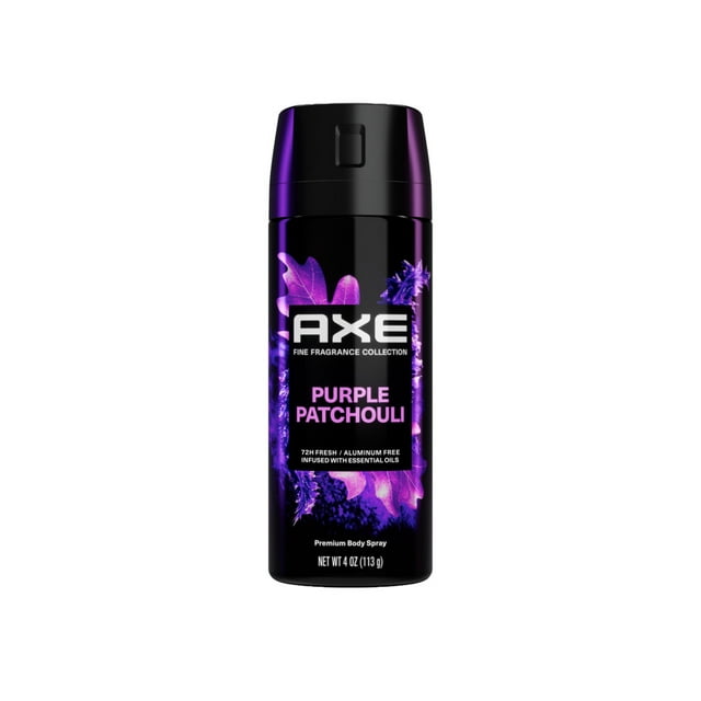 Axe Fine Fragrance Premium Deodorant Spray for Men Purple Patchouli ...