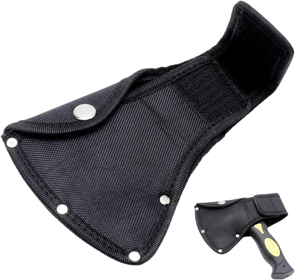 Axe Head Sheath Hatchet Head Cover Cloth Black Axe Cover for 1-1/3lb ...