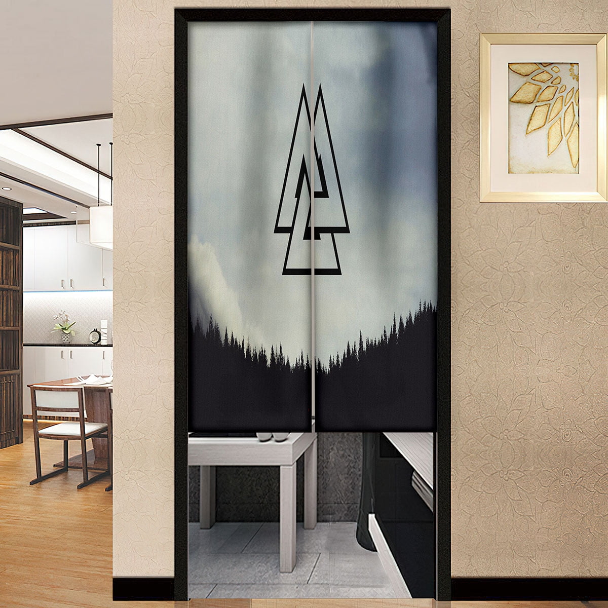 Axe Japanese Door Curtain Kitchen Partition Drapes Restaurant Entrance ...