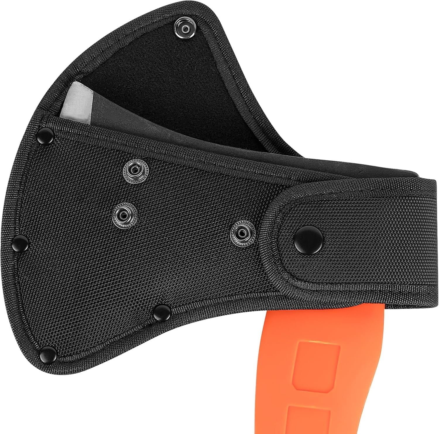 Axe Knife Sheath for 4'' Axe Edge, Double Snap Hatchet Protector Case ...