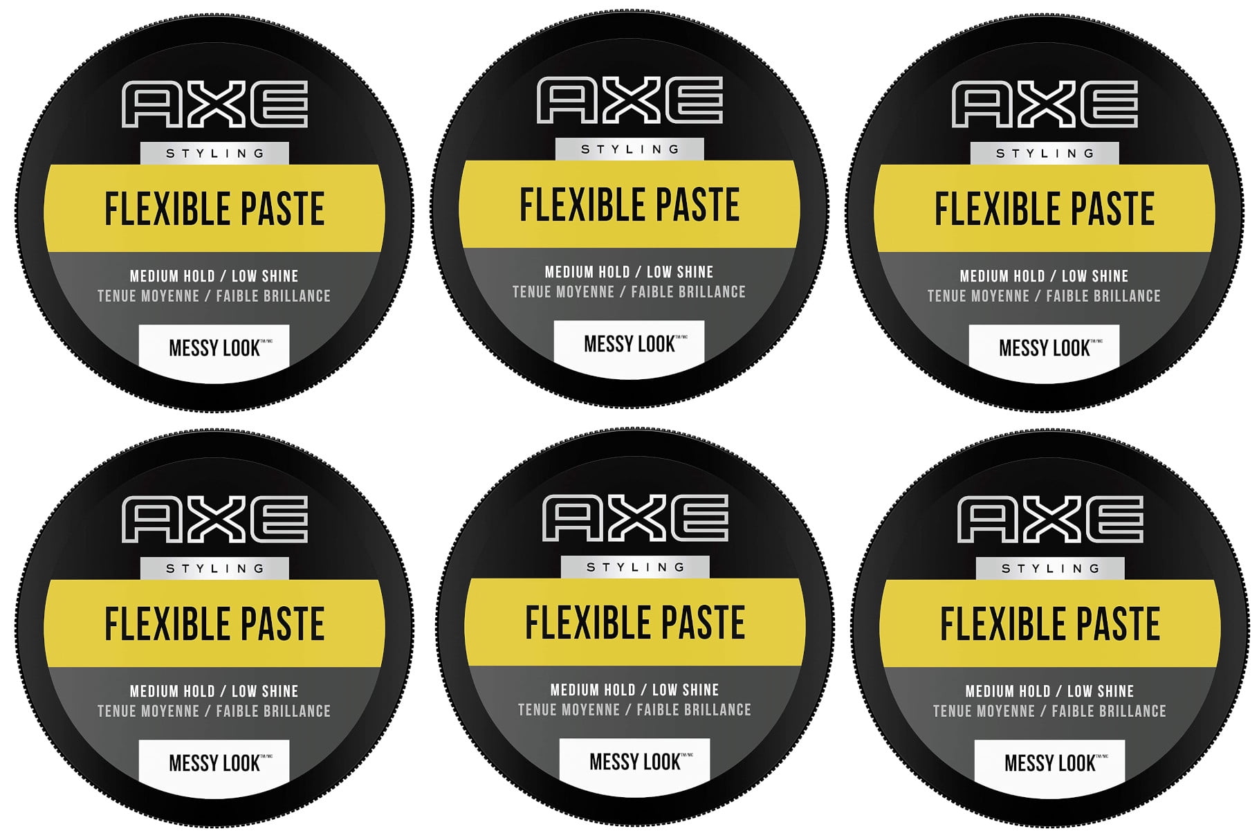 AXE Messy Look Hair Paste Flexible, 2.64 oz (Pack of 6) - Walmart.com