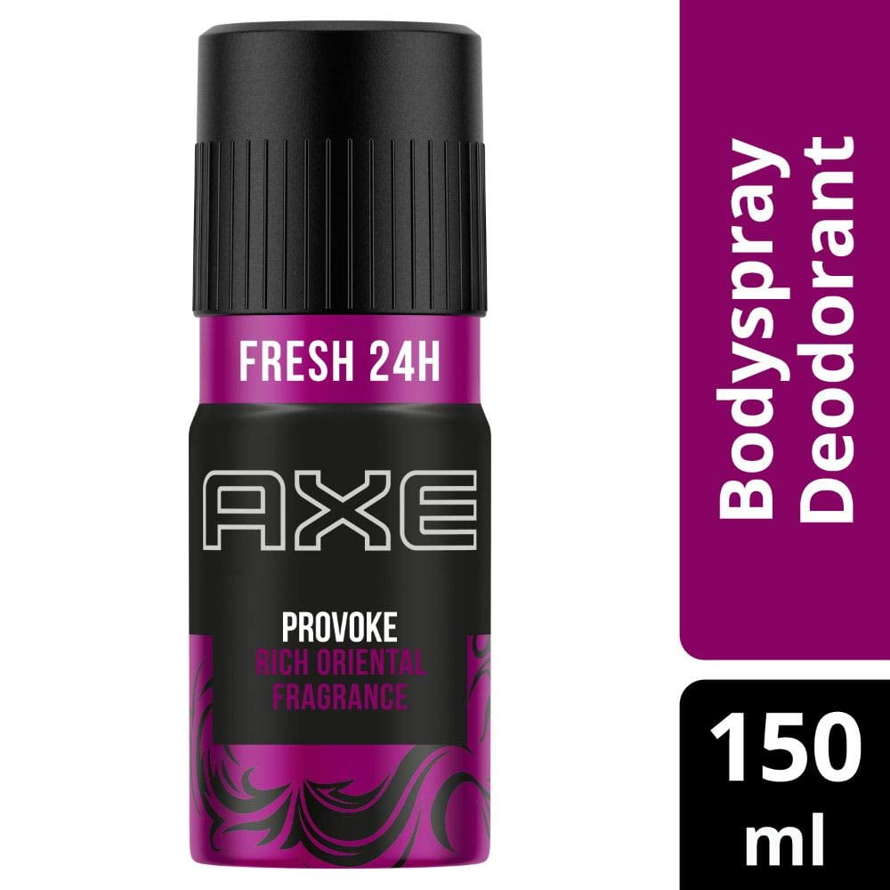 Axe Provoke Body Deodorant Spray For Men 150ml, 5.07 Fl.oz. | Long Lasting No Gas - Fresh 24Hr ...