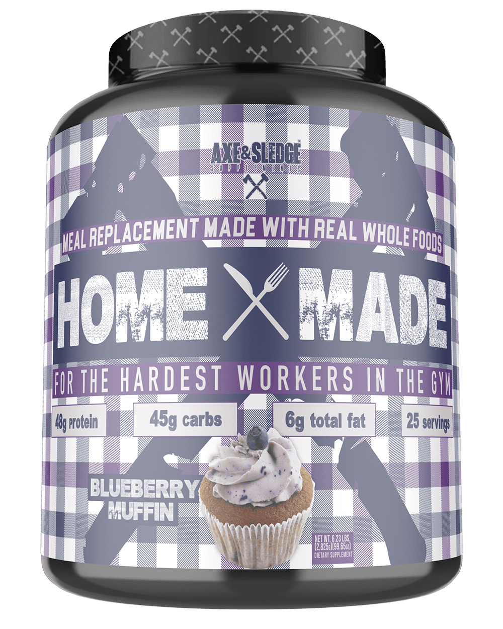 Axe & Sledge Home Made, Whole-Food Based Meal Replacement, Blueberry ...