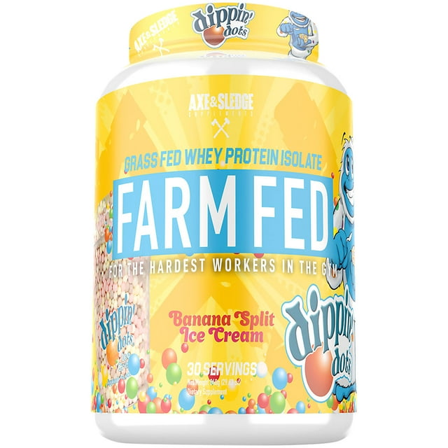 Axe & Sledge Supplements Farm Fed Whey Protein Isolate Powder ...