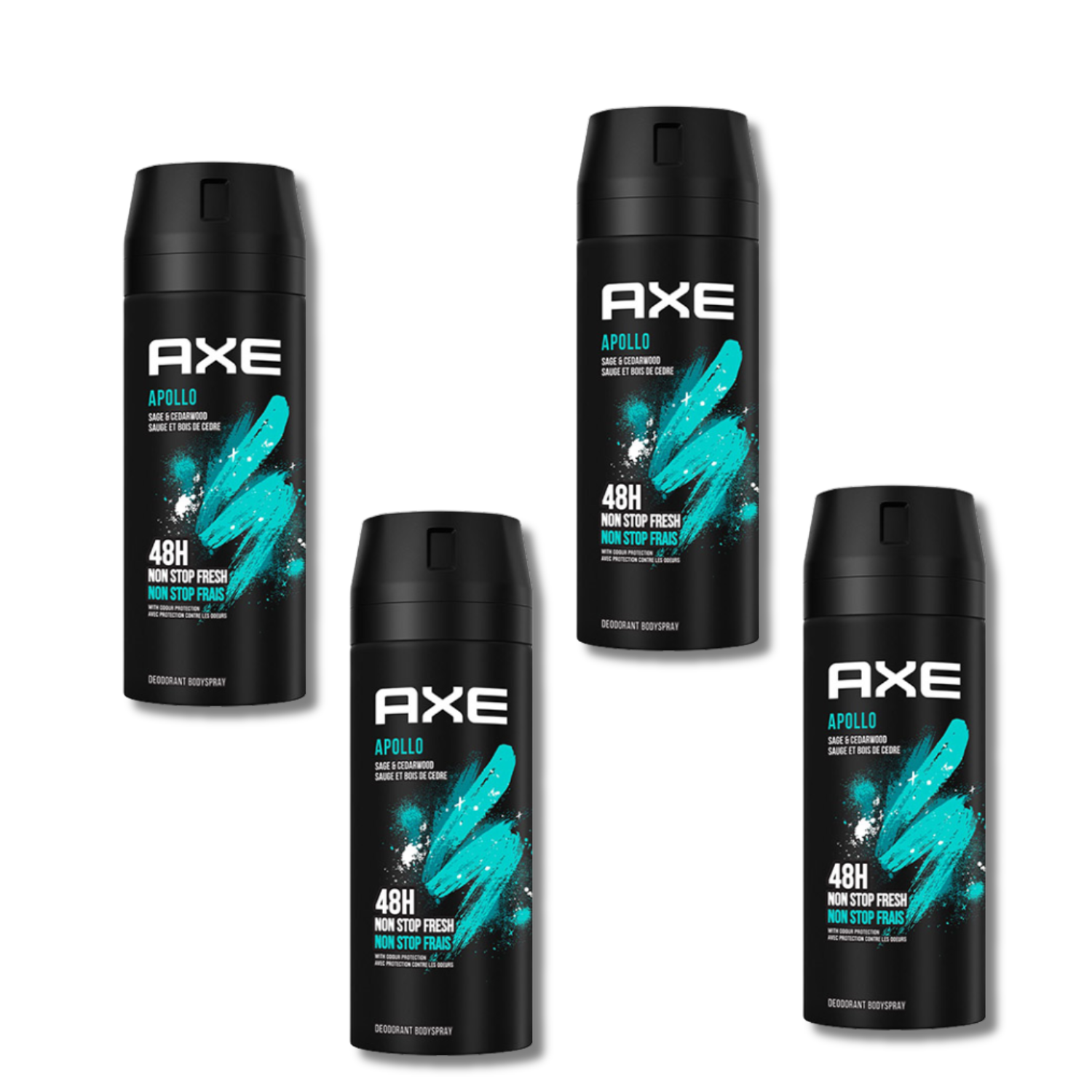Axe Spray Deodorant 150ml - Apollo - 4-Pack - Walmart.com