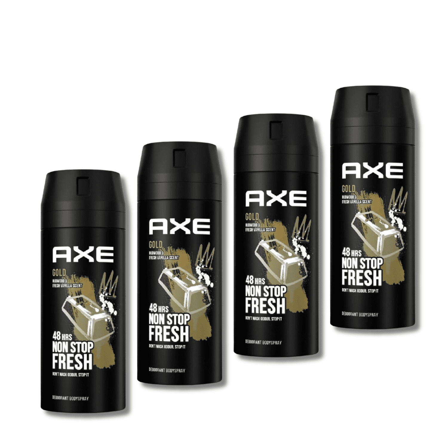 Axe Spray Deodorant 150ml - Gold - 4-Pack - Walmart.com