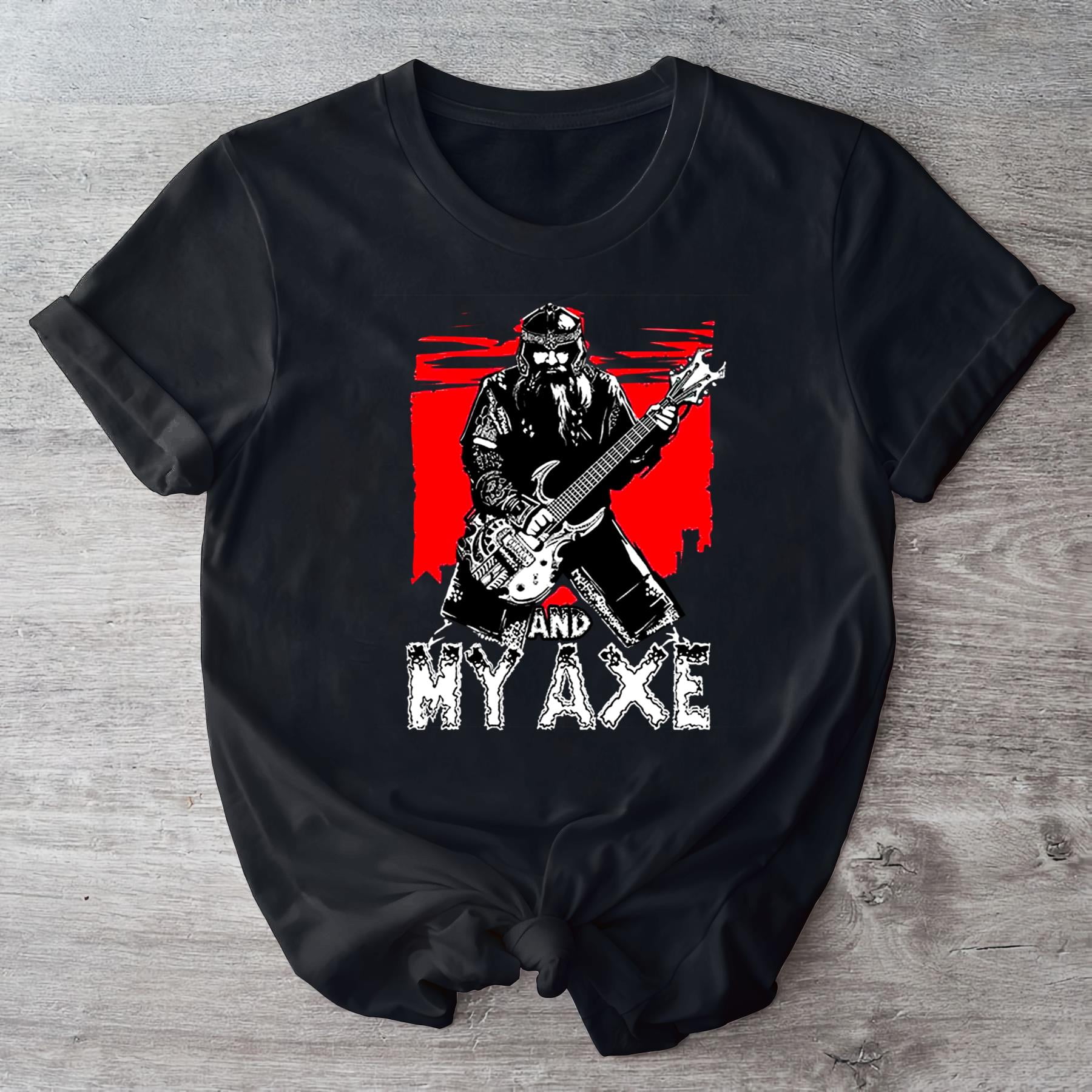 Axe Warrior Fantasy Quote Shirt, Medieval Dwarf Vibe Graphic Tee, Epic ...