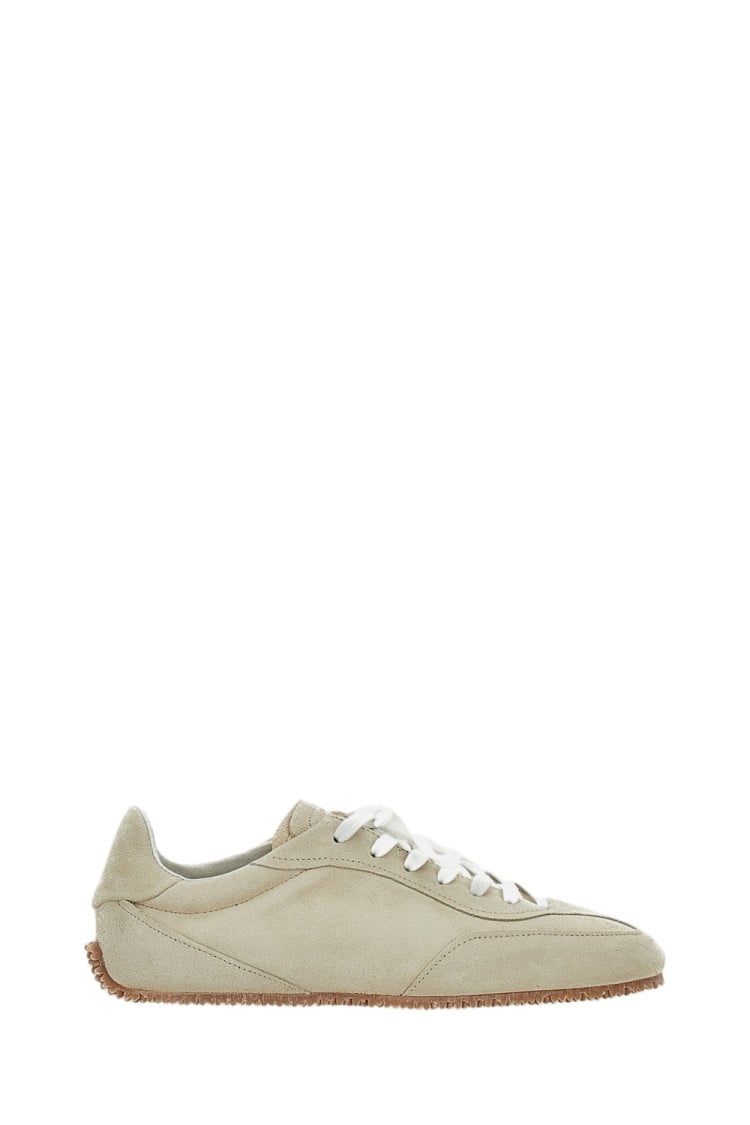 Axel Arigato Minimalist Beige Low-Profile Sneakers With Cross-Panel ...