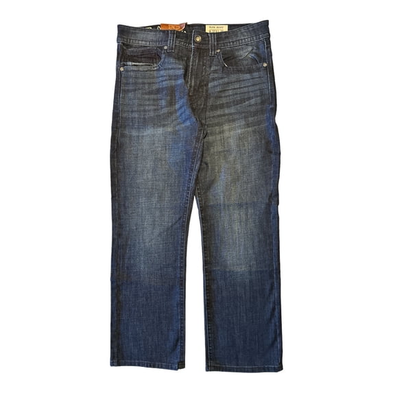 Axel Men's Boot Cut Denim Jeans, Slim Fit, Stretch Fabric, Embroidered ...