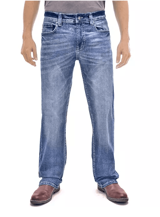 Axel Men’s Slim Boot Fit Denim Jean – Medium Wash 32x30 - Walmart.com