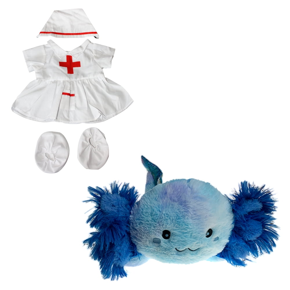 Axel The Axolotl with 16 inch Nurse Outfit - A Cuddly and Creative ...