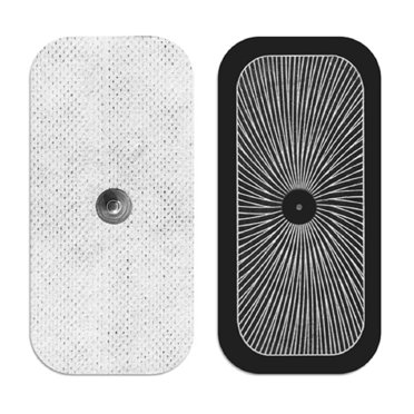 FabStim electrodes, rectangle 2" x 3.5" (5.1 cm x 9 cm), 4/pack ...