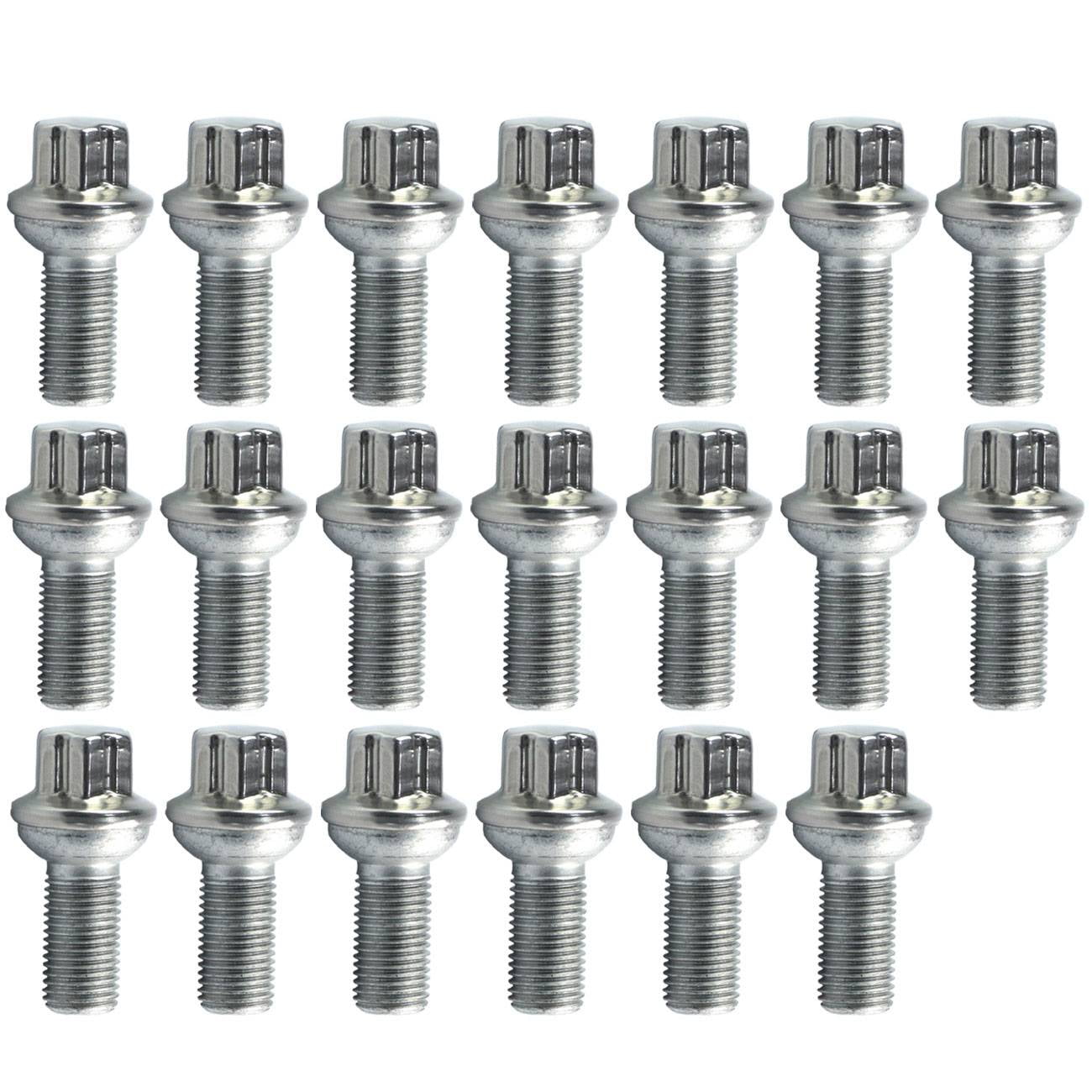 Axenor 20PCS Wheel Lug Bolt A0009905107, 0009905107, A000 990 51 07 ...