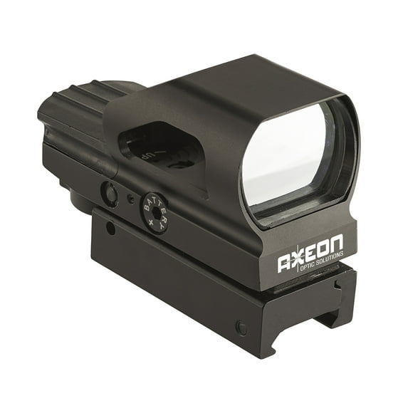 Axeon Optics Multi-Reticle Reflex Gun Sight, RG49 Hooded Reflex Sight ...