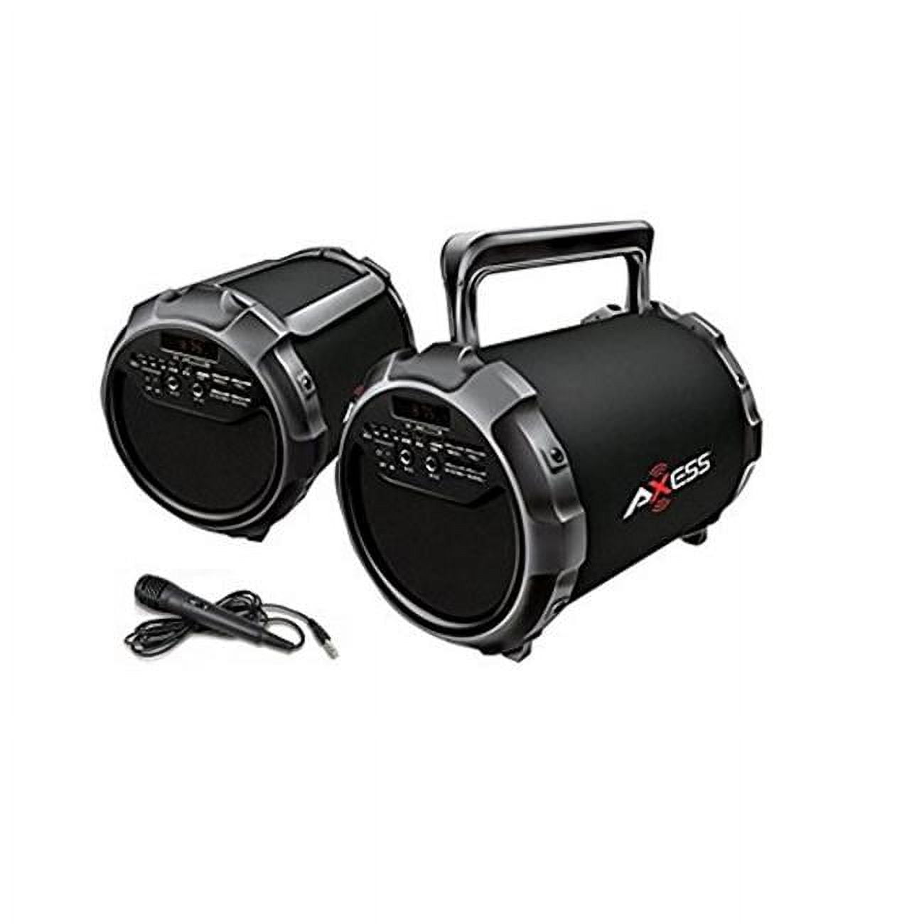 Axess 2.1 Indoor and Outdoor Speaker Cylinder with Wired Microphone ...