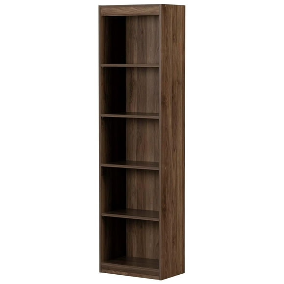 Narrow Walnut Bookcases
