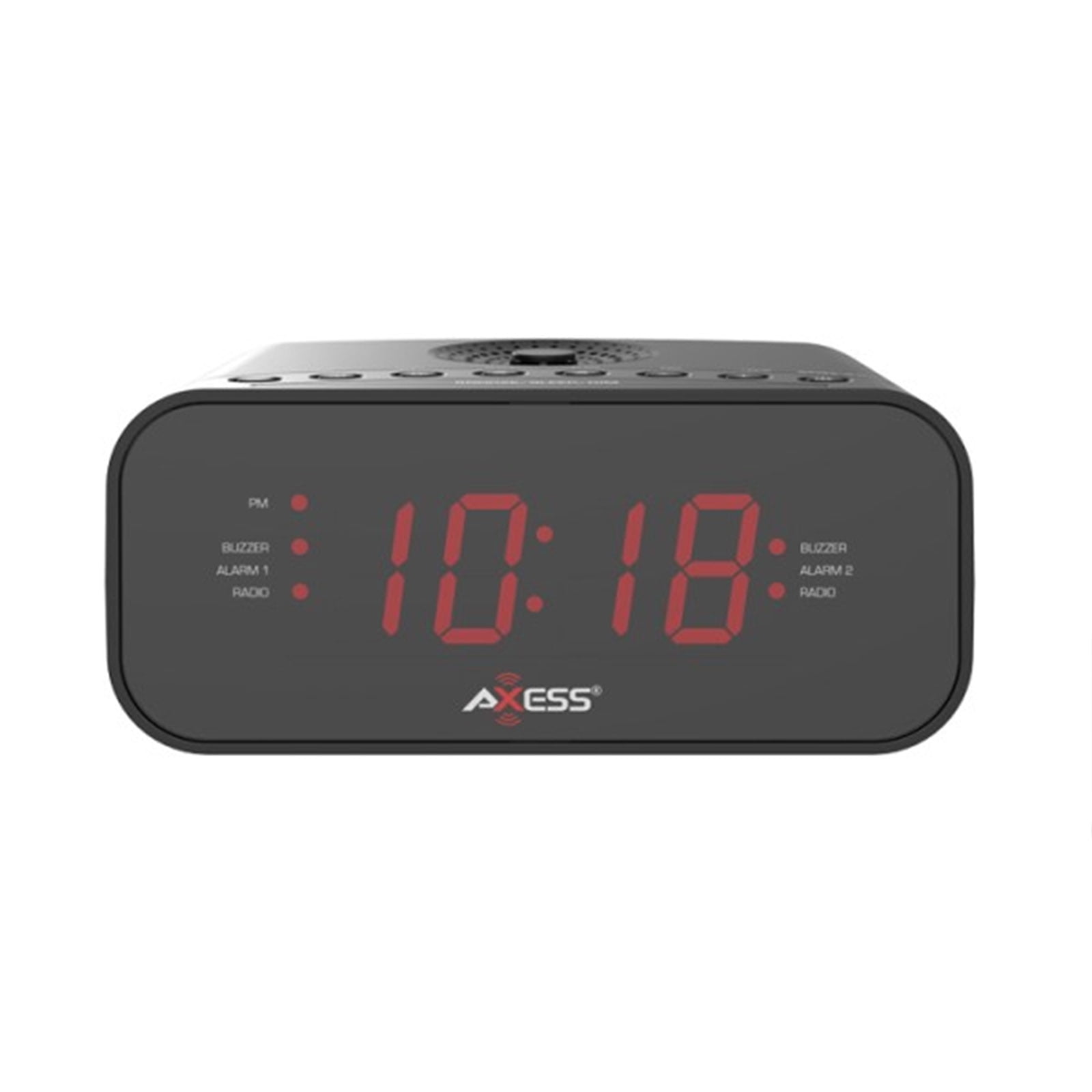 Axess Dual AM/FM Alarm Clock Radio - Walmart.com