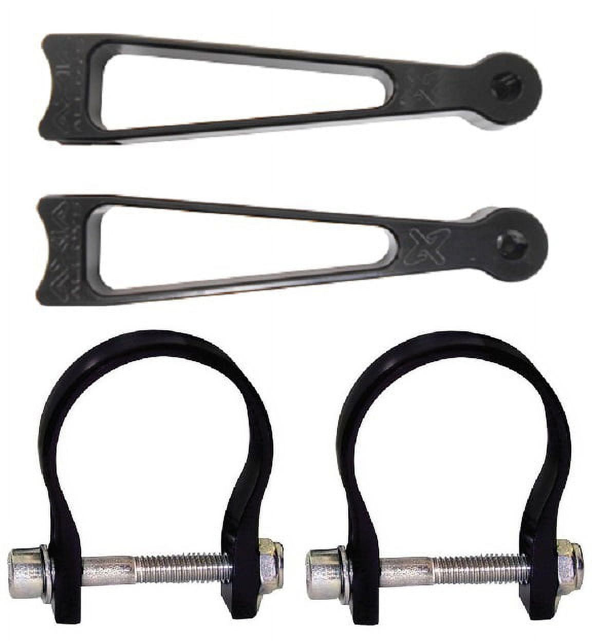 Axia Alloys Black Lowrance GPS Cage Mounts 6" + 1.5" Clamps - Walmart.com