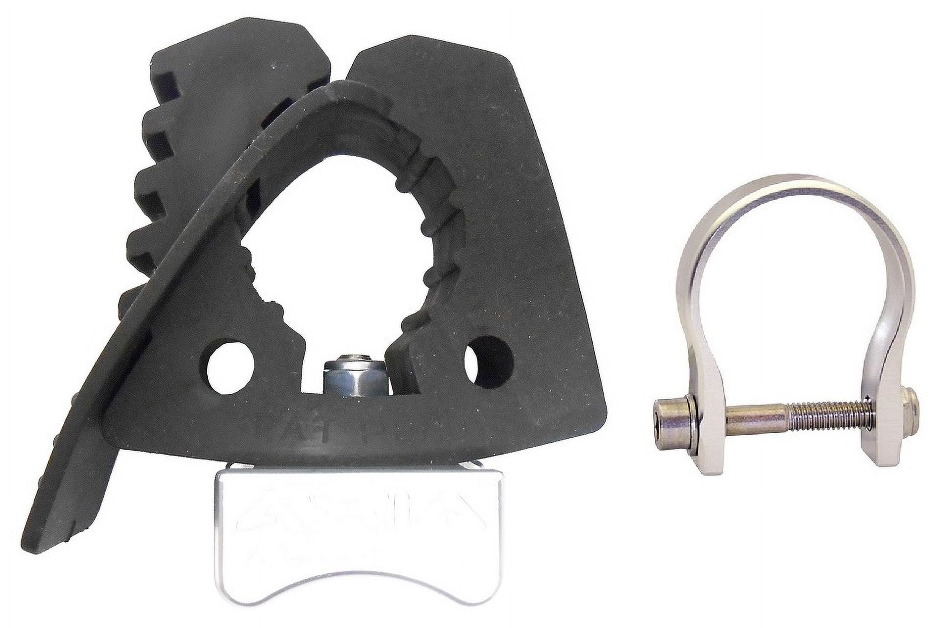 Axia Alloys Silver Rubber Adjustable Mount 1" - 2 1/2" + 1.5" Clamp ...