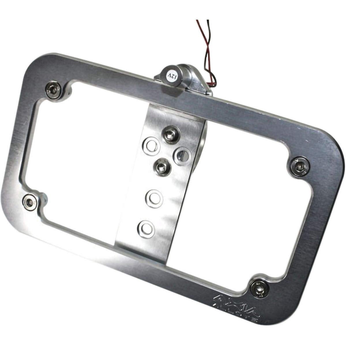 Axia MODBOLP-C Bolt-On Lighted License Plate Frame - Silver - Walmart.com