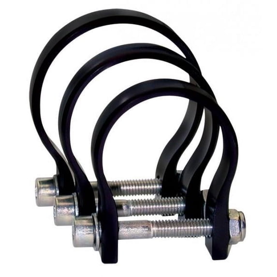 Axia Alloys MODCL1.5-BK Modular Roll Cage Strap Clamp - 1.5in. - Black ...