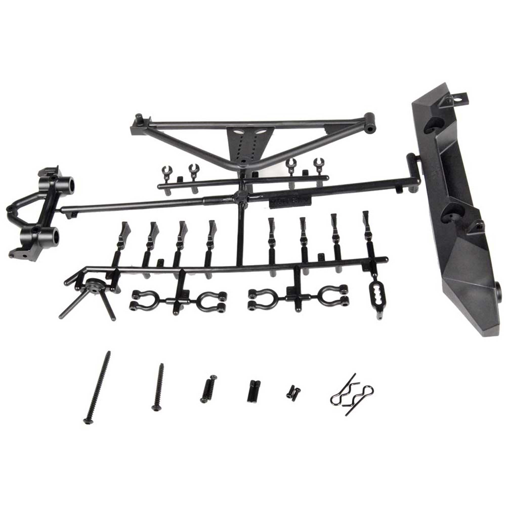 Axial AX80126 RrBumper/TireCarrierSCX10/Poison Spyder/JK AXIC4349 ...