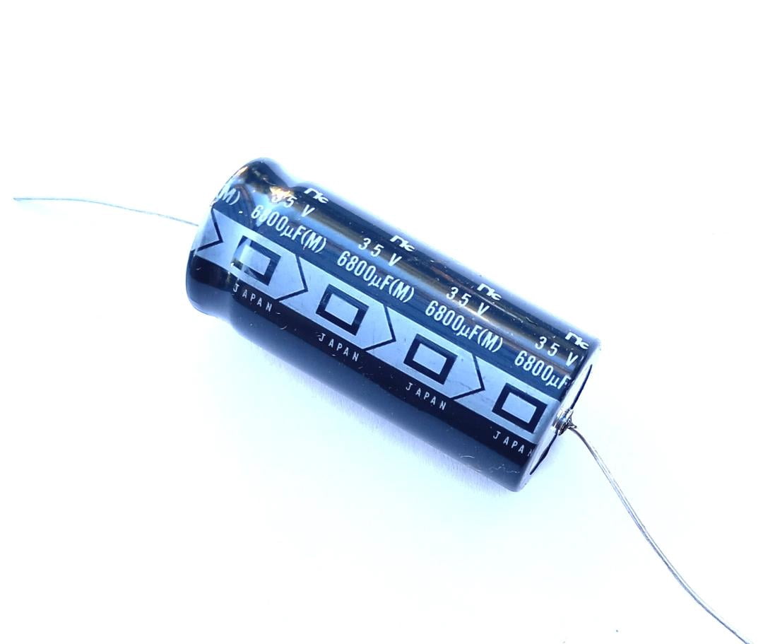 Axial Electrolytic Capacitor, Polarized, 6800uF 35V, 85C, Tolerance ±20 ...